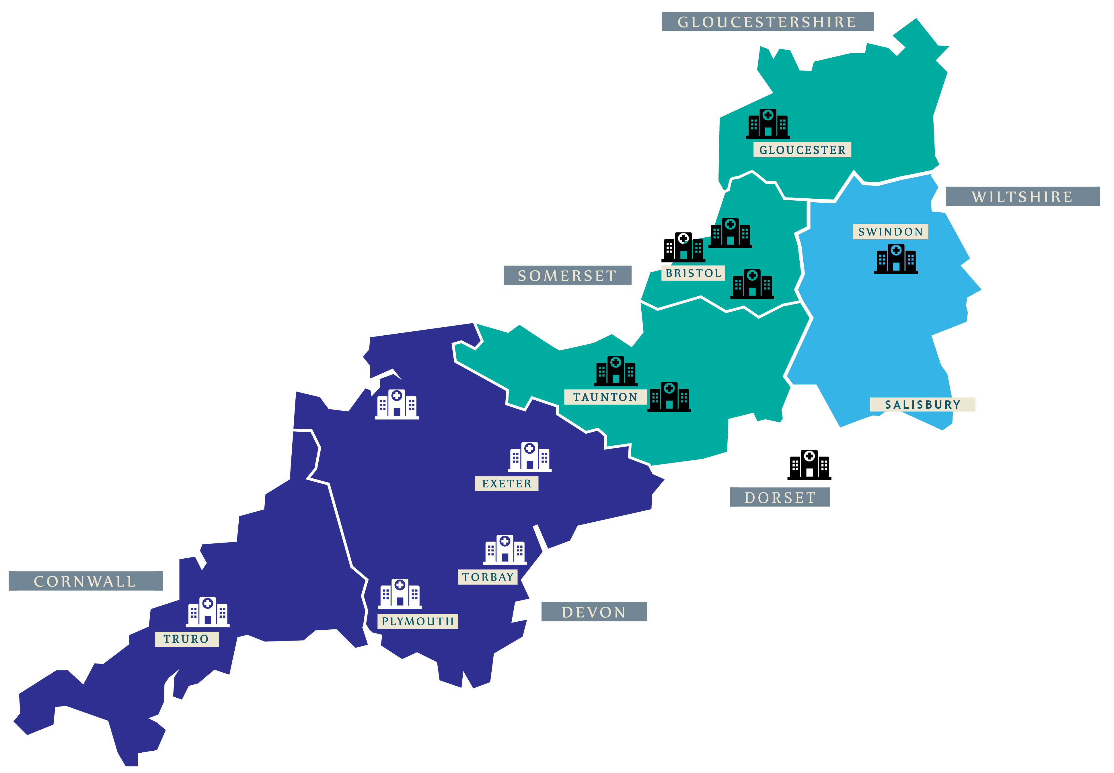 Our area – South West Placenta Accreta Spectrum Network